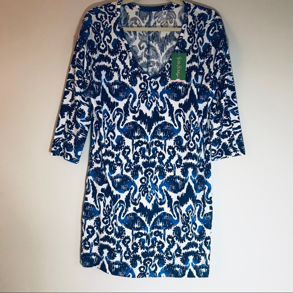 Lilly Pulitzer | Dresses | Lilly Pulitzer Cori Dress Navy White ...